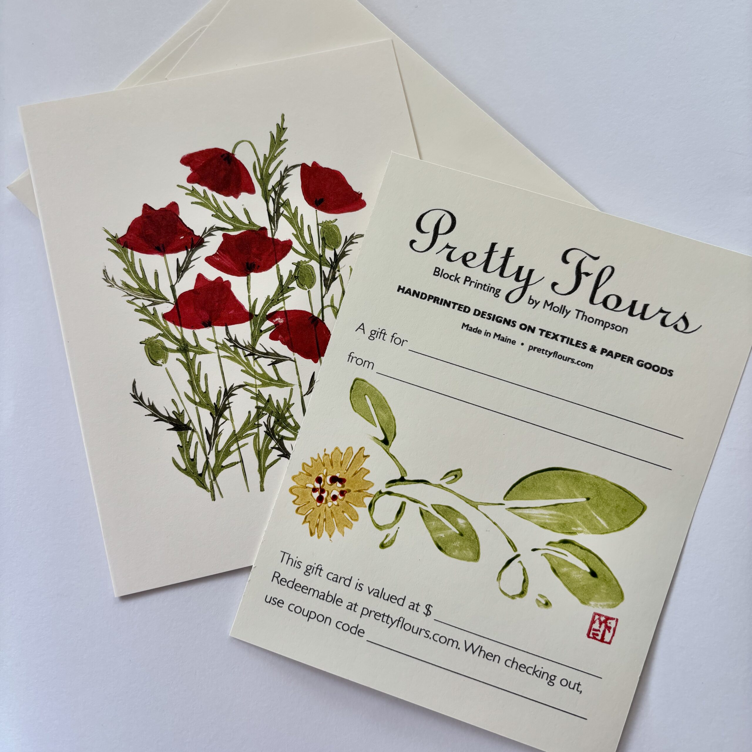 Paper Gift Card – Pretty Flours